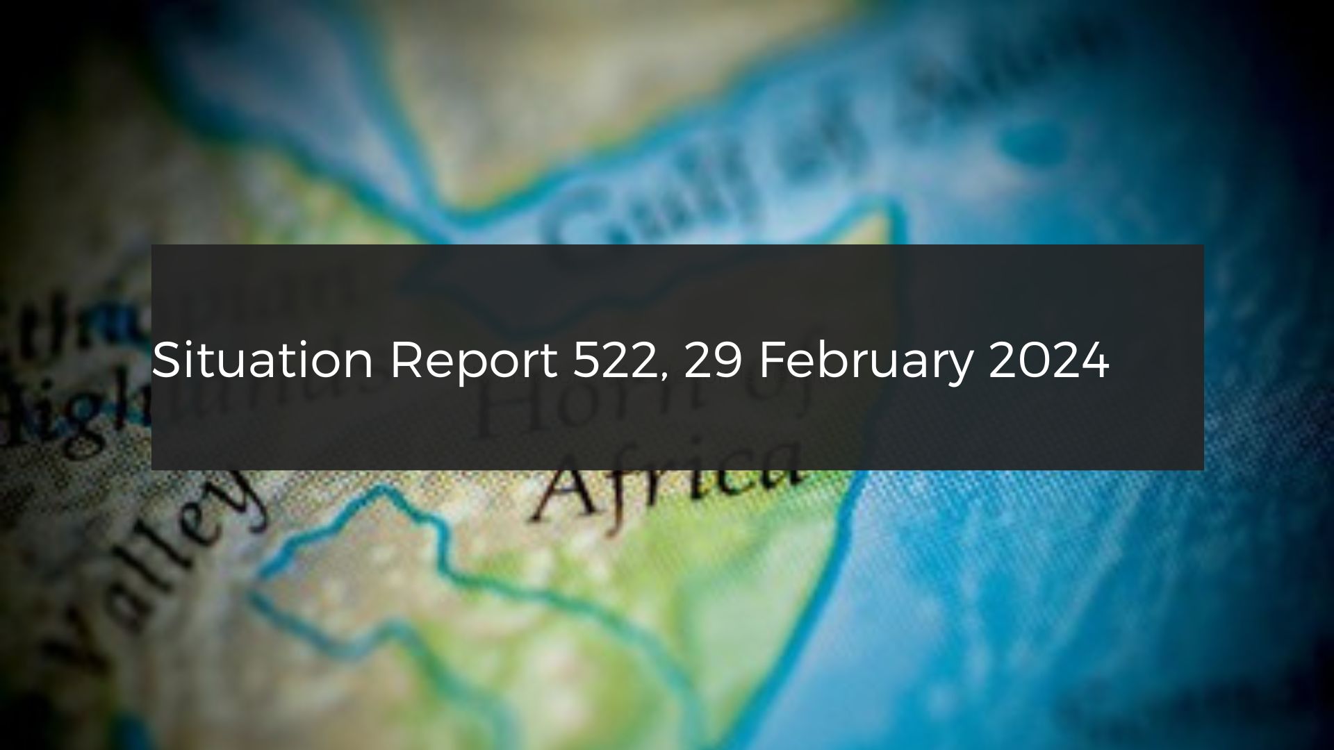 Call for revision of Frontex regulation; IRC changes aid route to Sudan ...